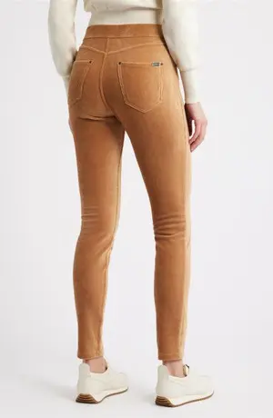 Hue Classic Stretch Corduroy Leggings - Camel