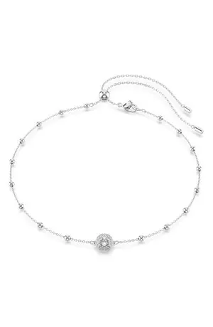 SWAROVSKI Una Double Sided Necklace - White/silver