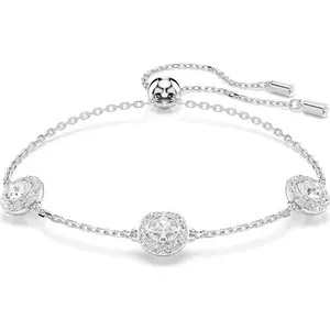 SWAROVSKI Una Double Sided Bracelet - White/silver