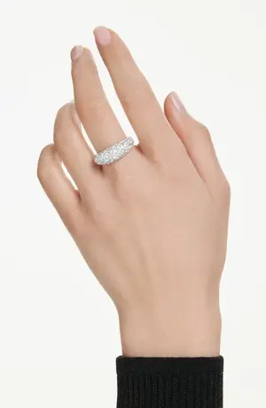 SWAROVSKI Sublima Crystal Ring - White/silver