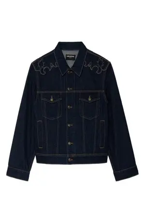 Zadig&Voltaire Bases Western Denim Jacket - Brut