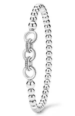 Lagos Sterling 5-ring Stretch Bracelet