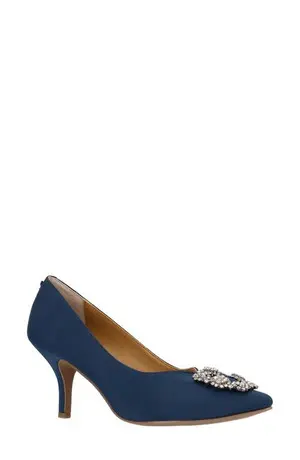 J. Reneé Ezara Pointed Toe Pumps - Navy