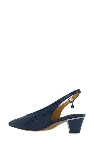 J. Reneé Darra Slingback Pointed Toe Pump - Navy