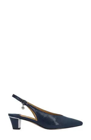 J. Reneé Darra Slingback Pointed Toe Pump - Navy