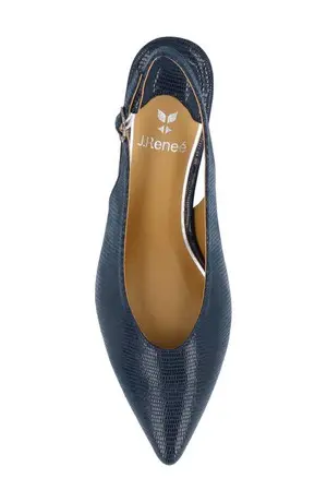 J. Reneé Darra Slingback Pointed Toe Pump - Navy
