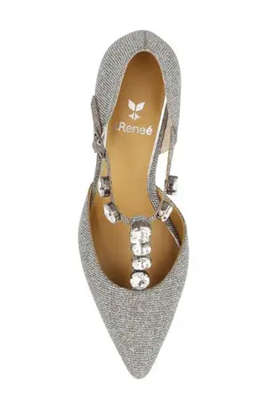 J. Reneé Mayven Pointed Toe Pump - Pewter