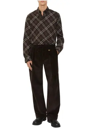 Burberry Cuffed Pants For Men