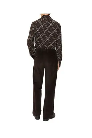 Burberry Relaxed Fit Corduroy Trousers