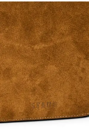 Staud Suede Saddle Crossbody Bag
