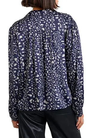 Bella Dahl Pebbled Satin Button-up Shirt