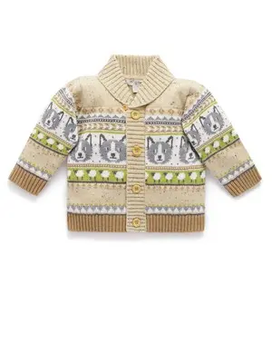 PUREBABY Sheep Dog Cardigan