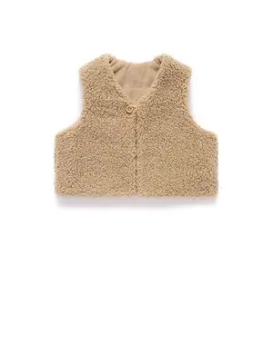 PUREBABY Shearling Reversible Vest