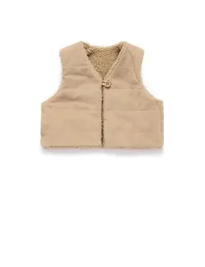 PUREBABY Shearling Reversible Vest