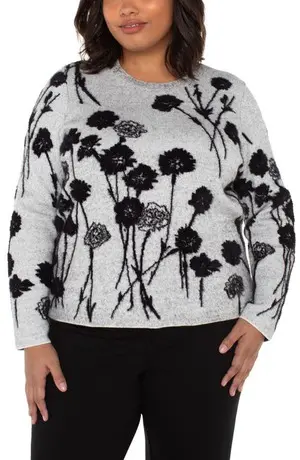 Liverpool Floral Sweaters For Women