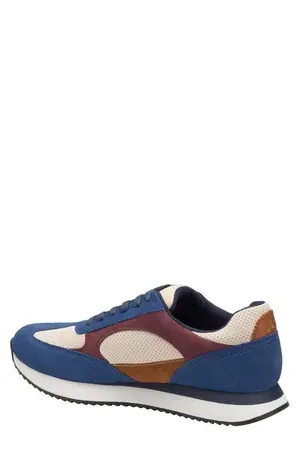 Johnston & Murphy Chase Perforated Sneaker - Blue Multi Suede