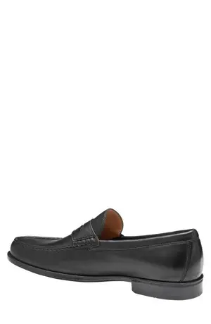 Johnston & Murphy Harrison Penny Loafer - Black Glove Leather