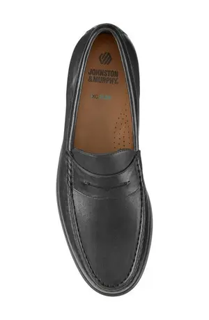 Johnston & Murphy Harrison Penny Loafer - Black Glove Leather