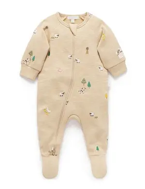 Purebaby Zip Up Rompers For Women