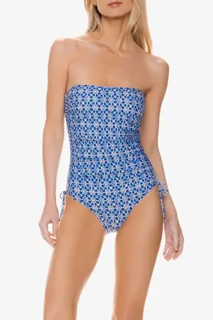 Helen Jon Cinch Bandeau One-piece - Lagos