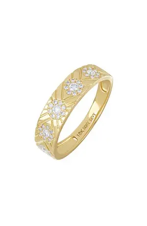 Bony Levy Cleo Diamond Stacking Ring - 18k Yellow Gold