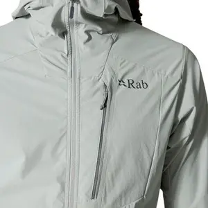 RAB Borealis Alpine Full-zip Hoodie - Light Zinc