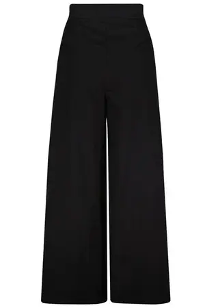 BISHOP + YOUNG Wide Leg Trousers - Black