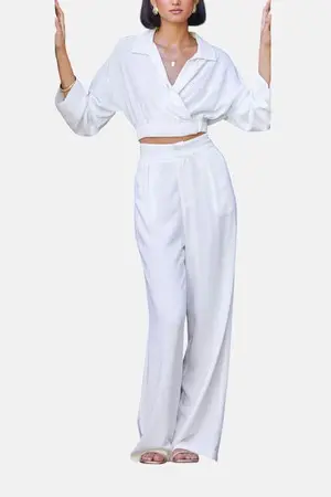 BISHOP + YOUNG Sorrento Linen Pant - Shell