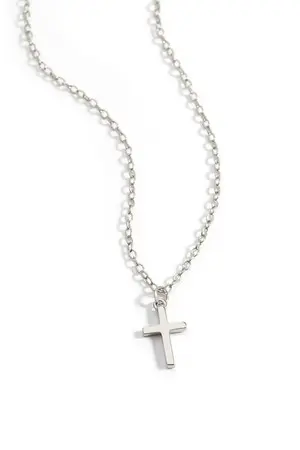 MINT & LILY Cross Pendant Necklace - 925 Sterling Silver