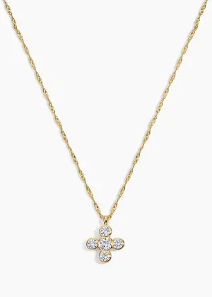 ELECTRIC PICKS Kylie Clover Pendant Necklace - Gold