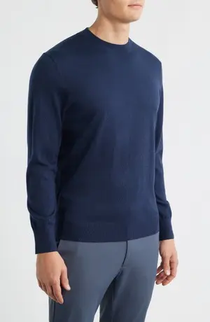 Mizzen+main Heritage Crewneck Sweater - Navy