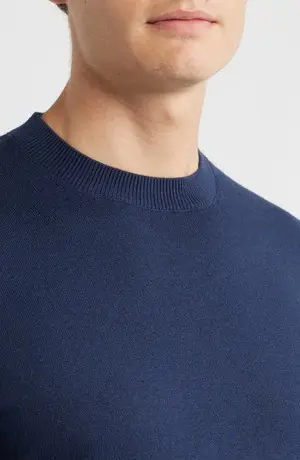Mizzen+main Heritage Crewneck Sweater - Navy