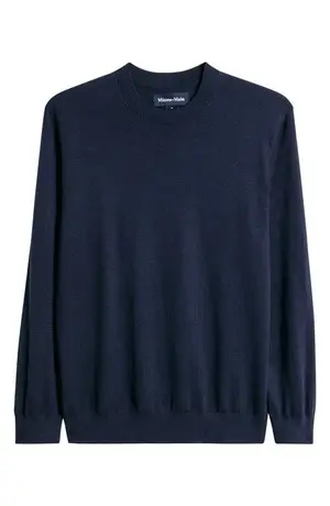 Mizzen+main Heritage Crewneck Sweater - Navy