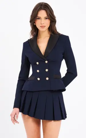 Miss Circle Collared Outerwear For Women