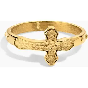 ELECTRIC PICKS Cross Ring - Gold