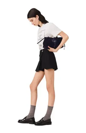 Maje Layered-effect Suit Skort