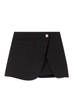 Maje Layered-effect Suit Skort