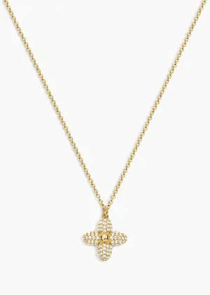 ELECTRIC PICKS Showstopper Clover Necklace - Gold