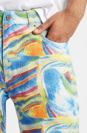 RIZORT Art Straight Cotton Twill Pants