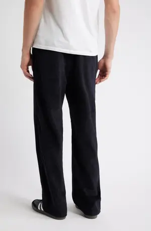 RIZORT Roger Ribbed Pull-on Pants - Black