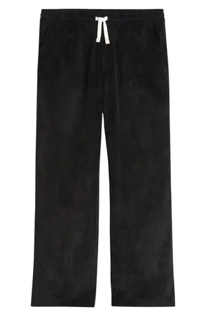 RIZORT Roger Ribbed Pull-on Pants - Black
