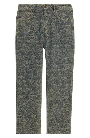 RIZORT Maze Cotton Blend Straight Pants