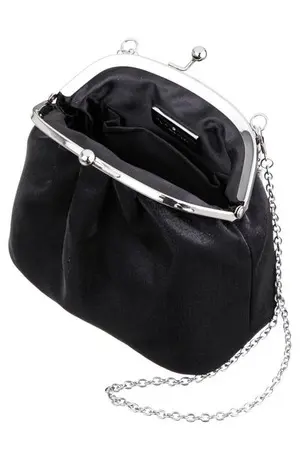 Nina Elsbeth Crystal Clutch - Black