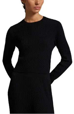 Women's Cable-Knit Cropped Sweaters
