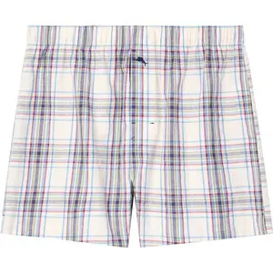 Tommy Bahama Woven Cotton Poplin Boxers - Cream
