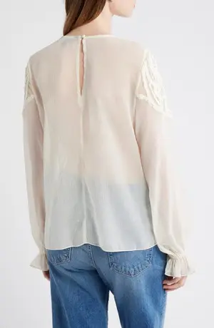 LIPSY Artwork Embellished Top