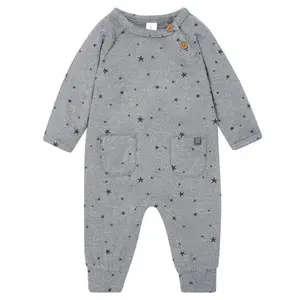 MODERN MOMENTS™ BY GERBER Long Sleeve Romper - Heather Gray