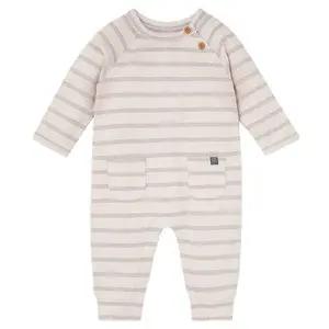 MODERN MOMENTS™ BY GERBER Long Sleeve Romper - Oatmeal Heather