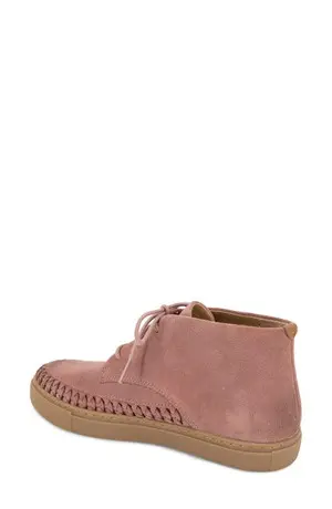 Gentle Souls Cacti Chukka Sneaker - Dark Rose Suede