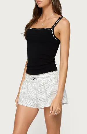 EDIKTED Leilani Ribbon Lace Trim Camisole